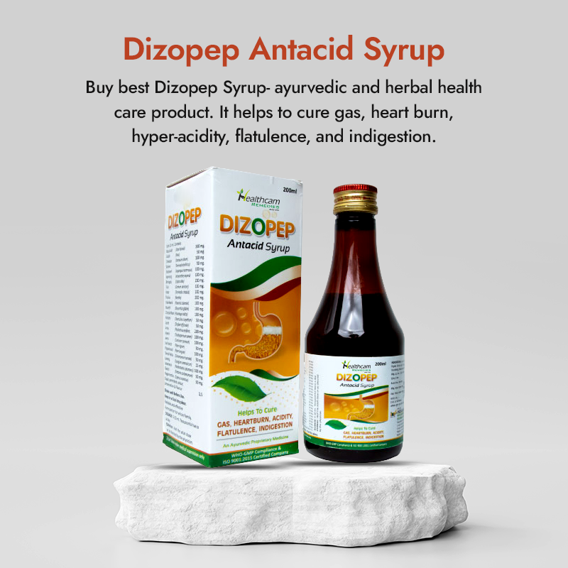 Dizopep Syrup: Soothing Relief for Hyperacidity – Healthcamremedies
