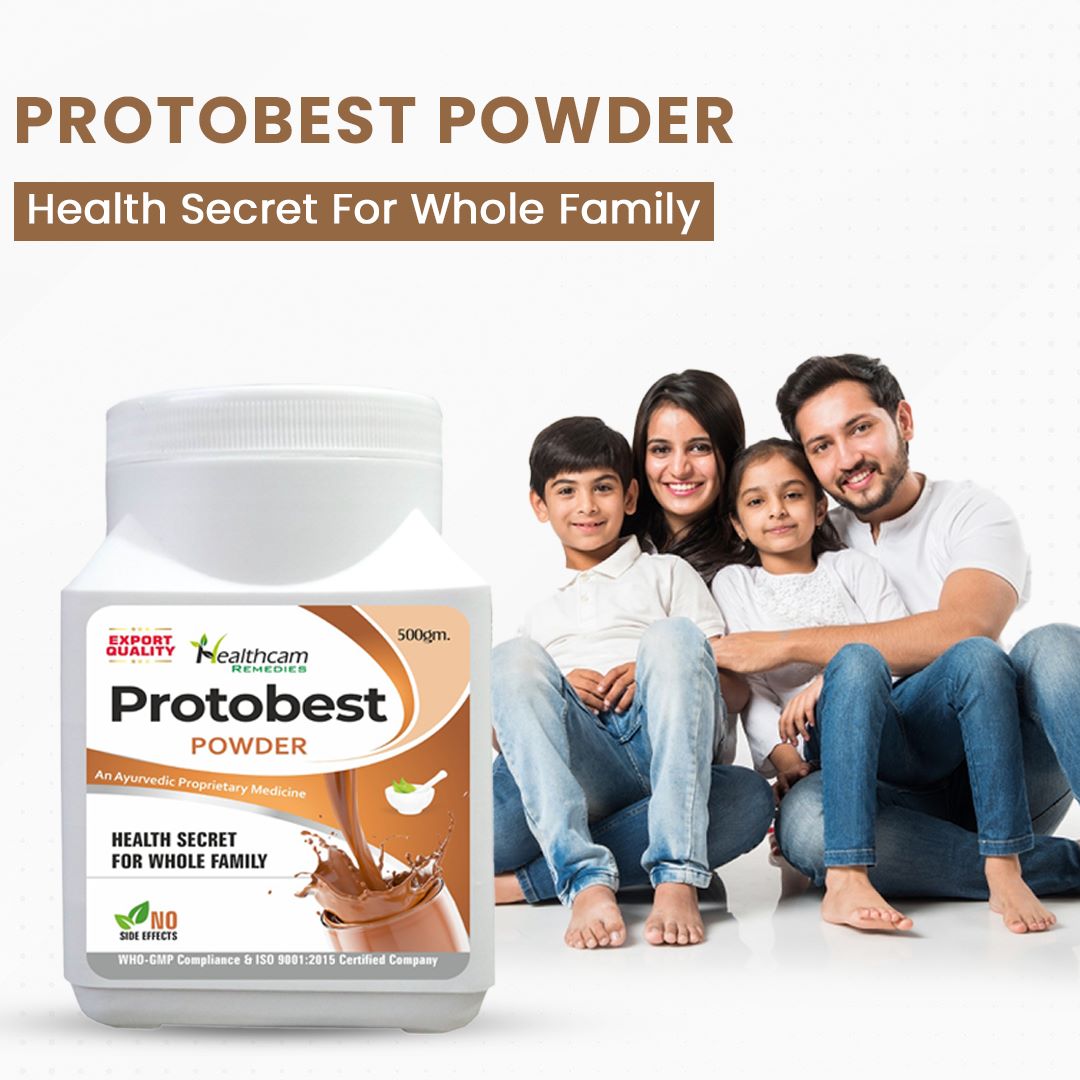 Buy Ayurvedic Weight Gain Powder -Protobest Powder – Healthcamremedies